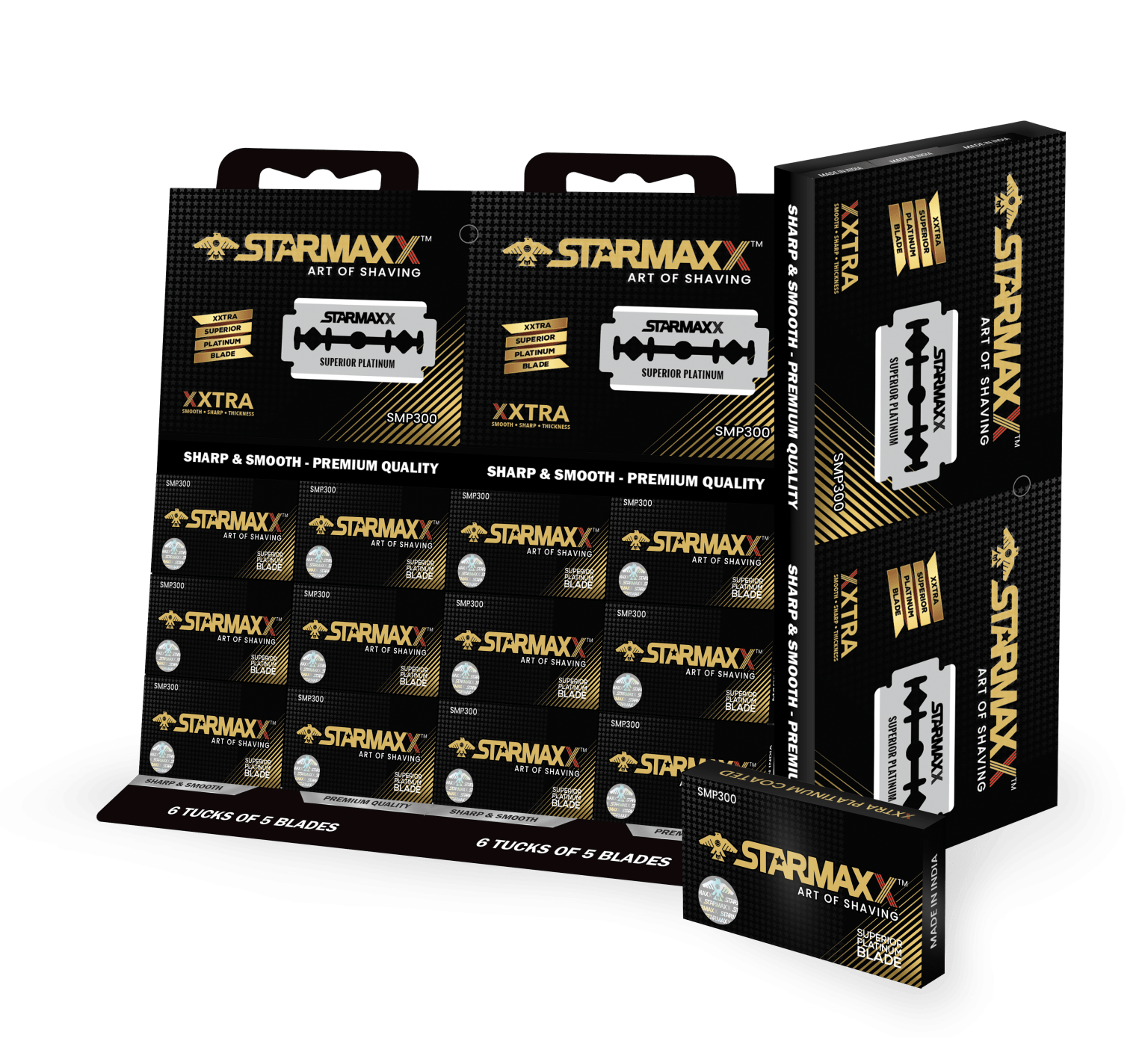 Premium Barber Shaving Blades & Single Blade Razors for Smooth Shaves